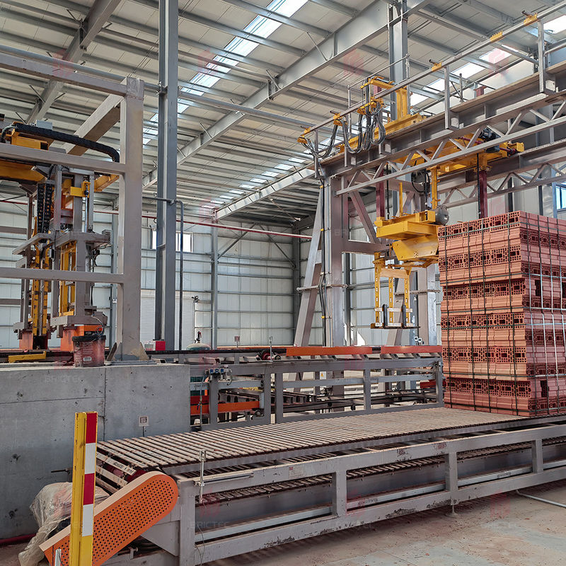 Fully Automatic Brick Packaging System of Iraq Project in Najimadin of Xi'an Brictec